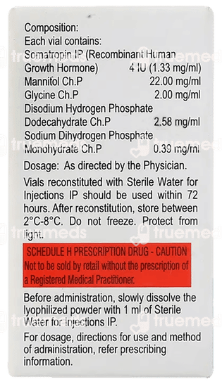Headon 4 Iu Injection 1 - Uses, Side Effects, Dosage, Price | Truemeds