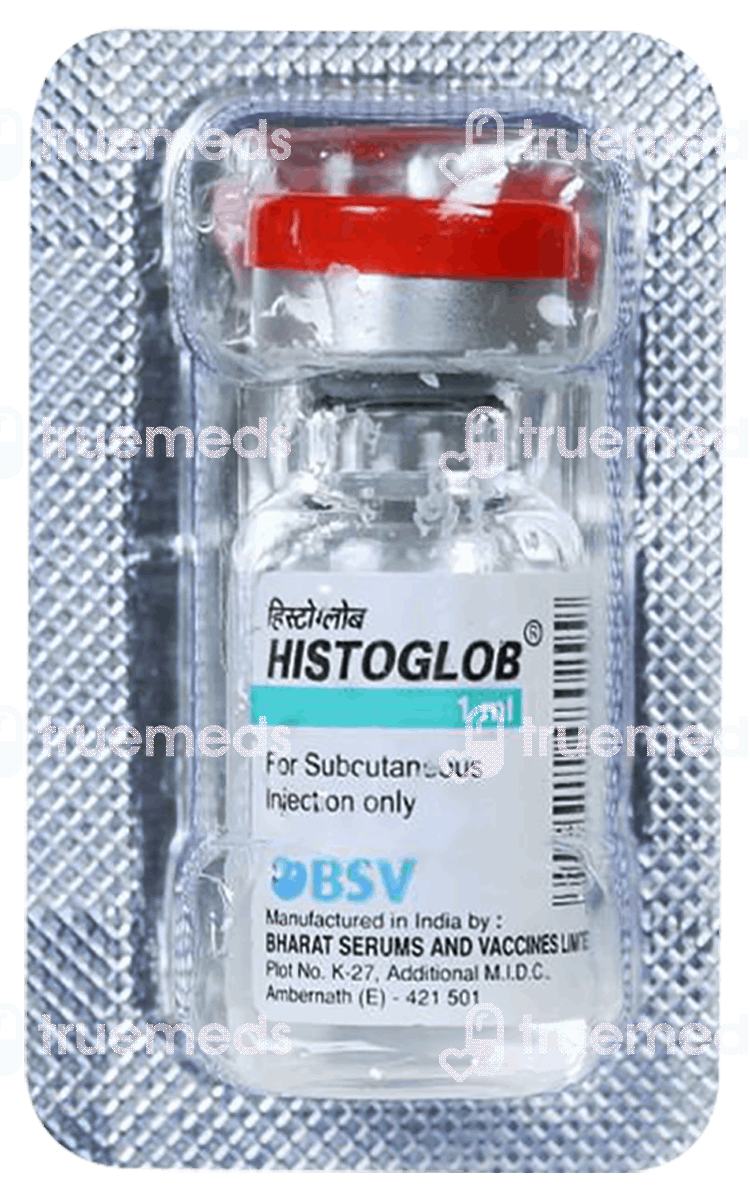 Histoglob Injection 1 Ml - Uses, Side Effects, Dosage, Price | Truemeds
