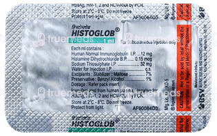 Histoglob Injection 1 Ml - Uses, Side Effects, Dosage, Price | Truemeds