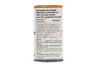 Huminsulin 30/70 40 IU Injection 10 ML | Order HUMINSULIN 30/70 40 IU INJECTION 10 ML Online at ...
