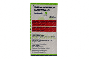 Huminsulin N 40 Iu Injection 10 Ml - Uses, Side Effects, Dosage, Price | Truemeds