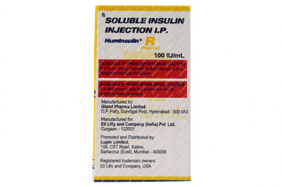 Huminsulin R 100 IU Injection 10 ML | Order HUMINSULIN R 100 IU INJECTION 10 ML Online at Truemeds
