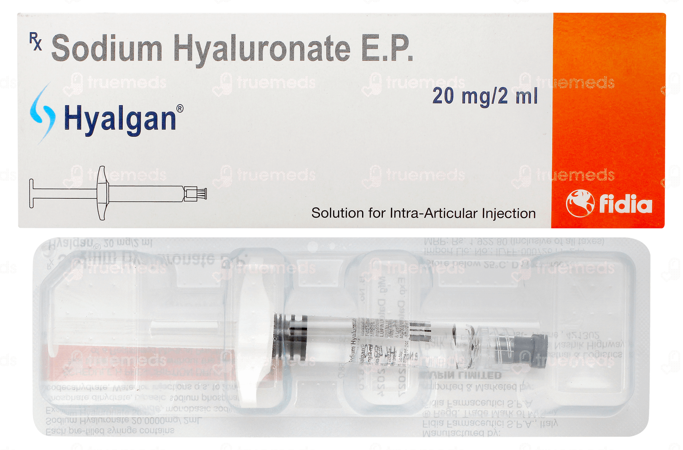 Hyalgan 20 Mg Injection 2 Ml - Uses, Side Effects, Dosage, Price | Truemeds