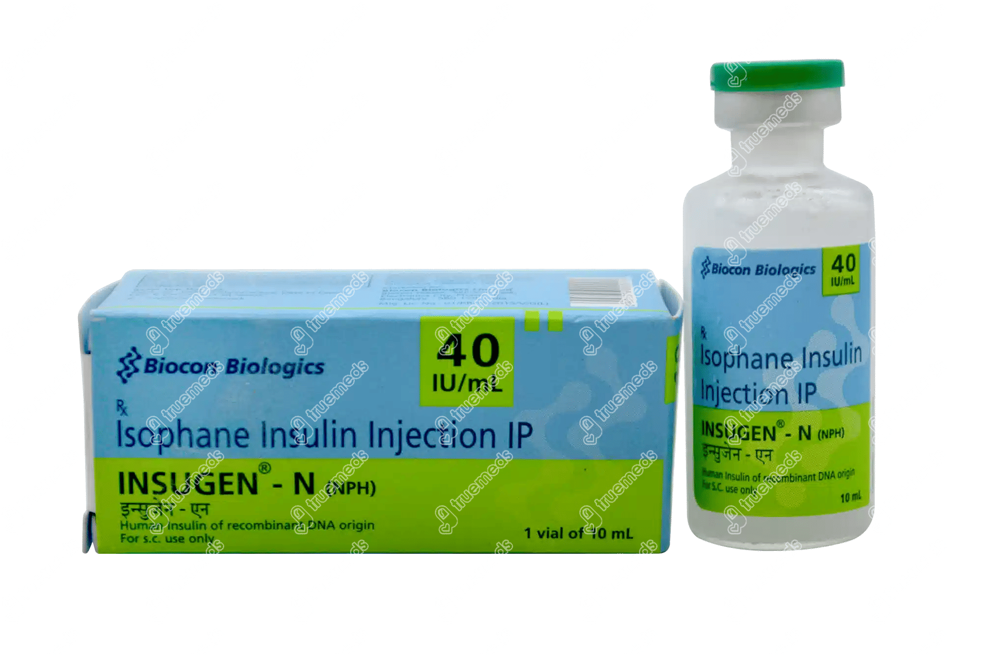 Insugen N 40 Iu Injection 10 Ml - Uses, Side Effects, Dosage, Price | Truemeds