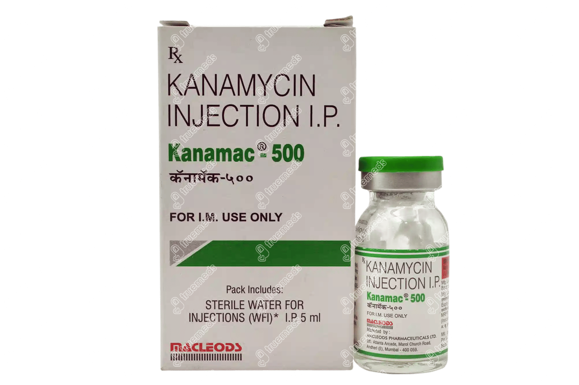 Kanamac 500 Mg Injection 1 - Uses, Side Effects, Dosage, Price | Truemeds