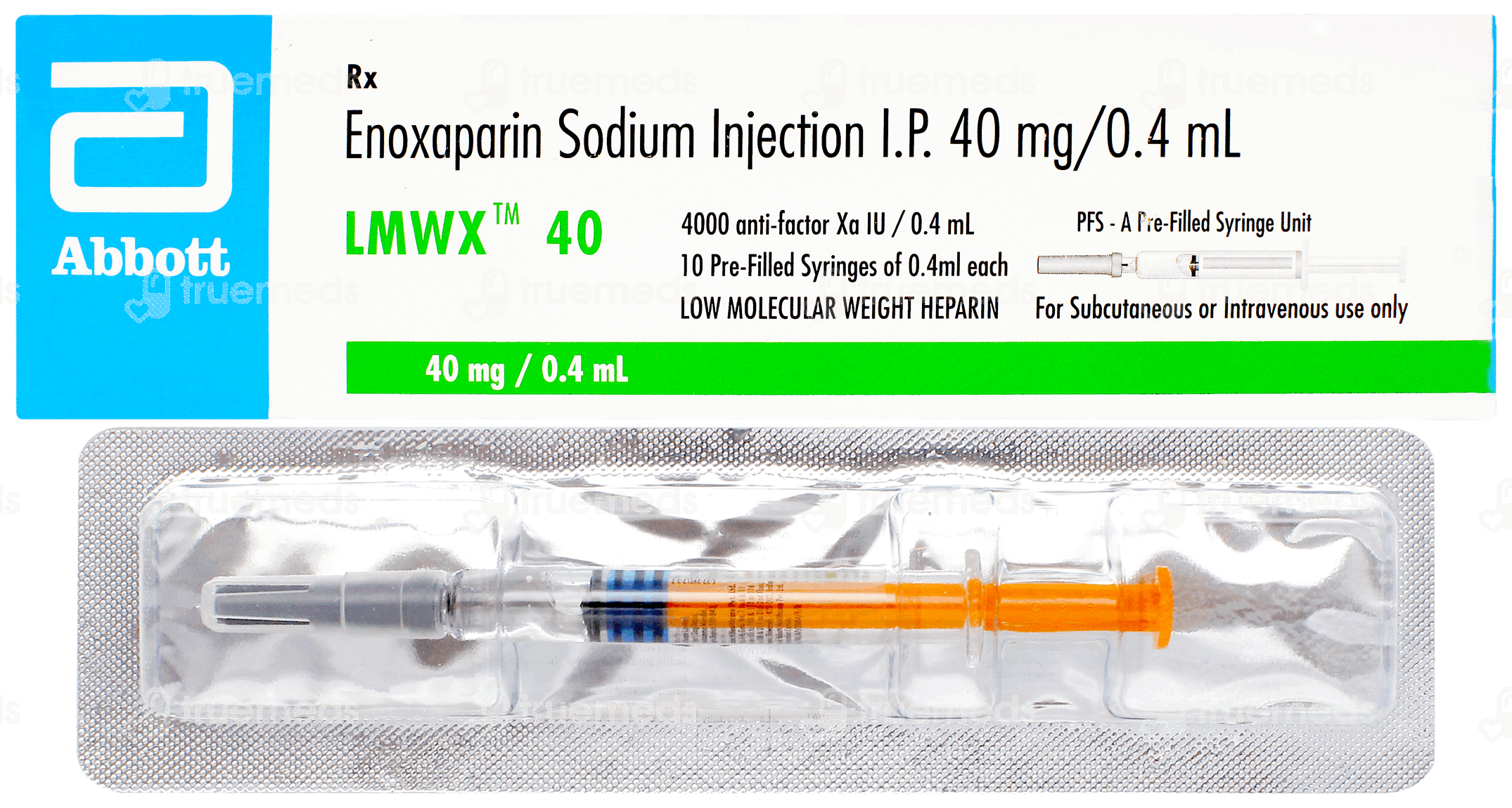 Lmwx 40 MG Injection 0.4 ML | Order LMWX 40 MG INJECTION 0.4 ML Online ...