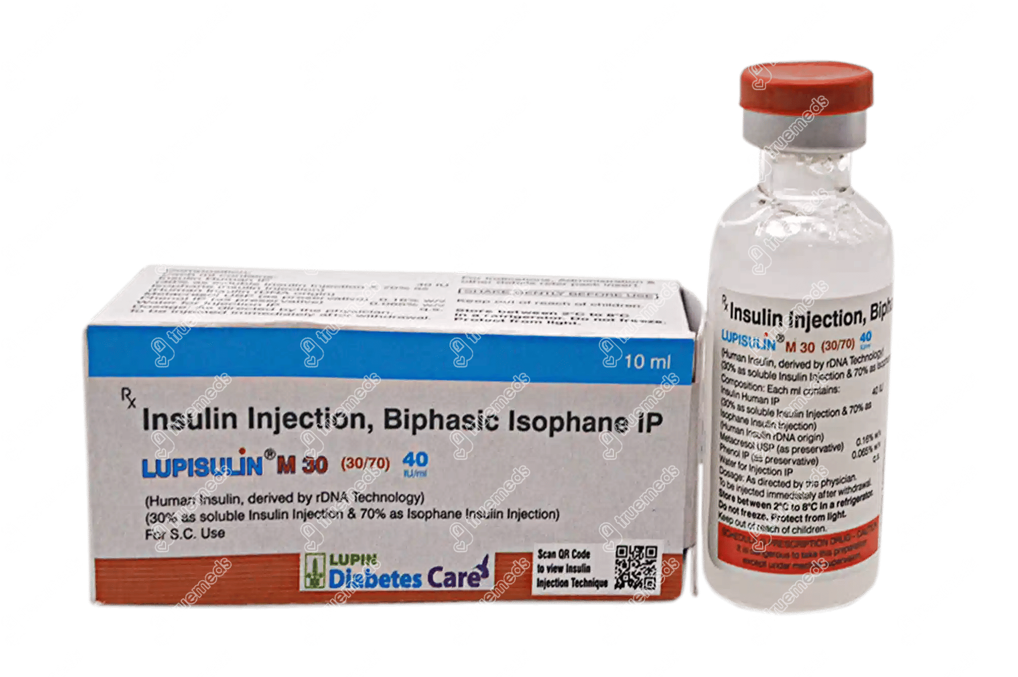 Lupisulin M 30 30/70 40 IU Injection 10 ML | Order LUPISULIN-M30 30/70 ...