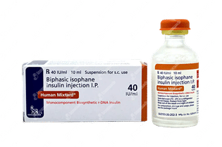 Human Mixtard 40iu Injection: Uses, Side Effects, Price & Substitutes ...