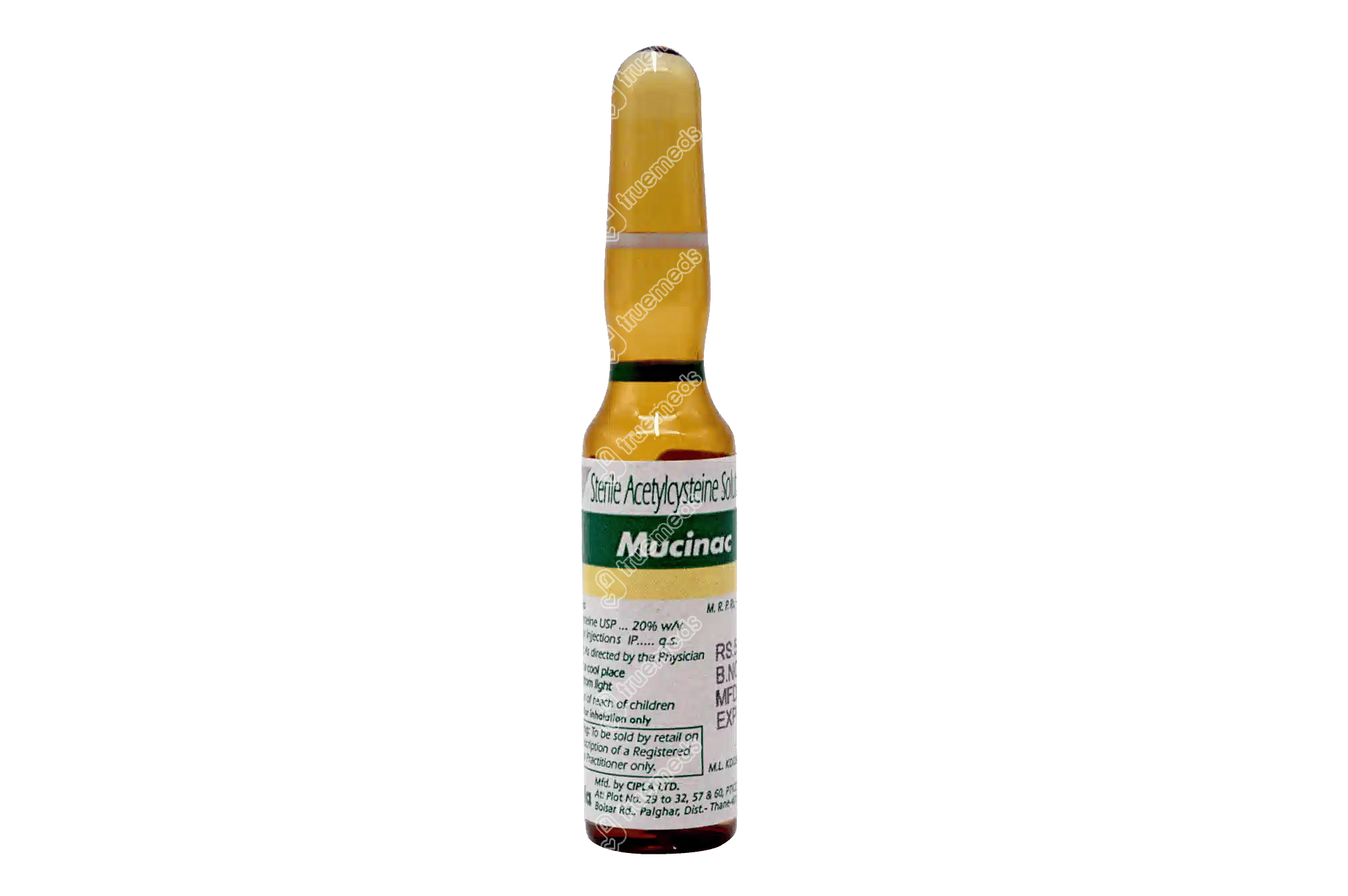 Mucinac Injection 2 ML | Order Mucinac Injection 2 ML Online at Truemeds