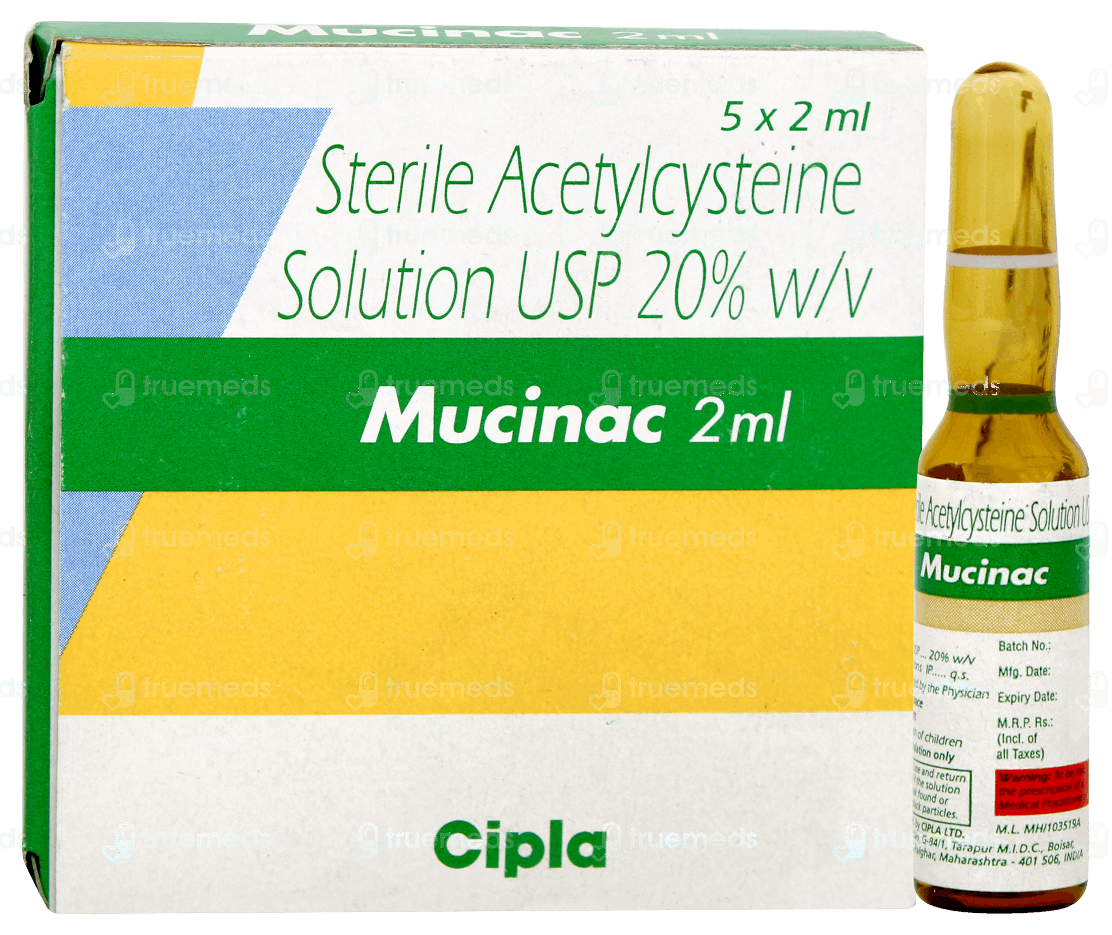 Mucinac Injection 2 ML | Order Mucinac Injection 2 ML Online at Truemeds