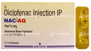 Nac Aq 75 Mg Injection 1 Ml - Uses, Side Effects, Dosage, Price | Truemeds