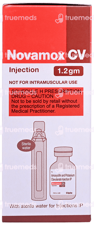 Novamox Cv 1000/200 Mg Injection 20 Ml: Uses, Side Effects, Price ...
