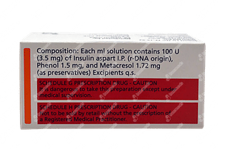 Novorapid 100 Iu Injection 10 Ml - Uses, Side Effects, Dosage, Price ...