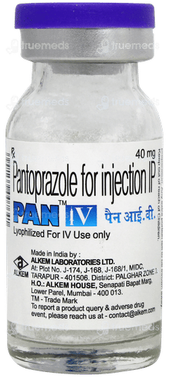 Pan Iv Injection 1: Uses, Side Effects, Price & Substitutes