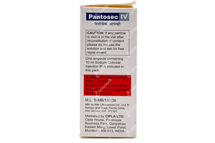 Pantosec Iv 40 Mg Injection 10 Ml - Uses, Side Effects, Dosage, Price ...