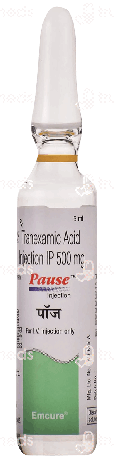 Pause 500 MG Injection 5 ML | Order Pause 500 MG Injection 5 ML Online ...