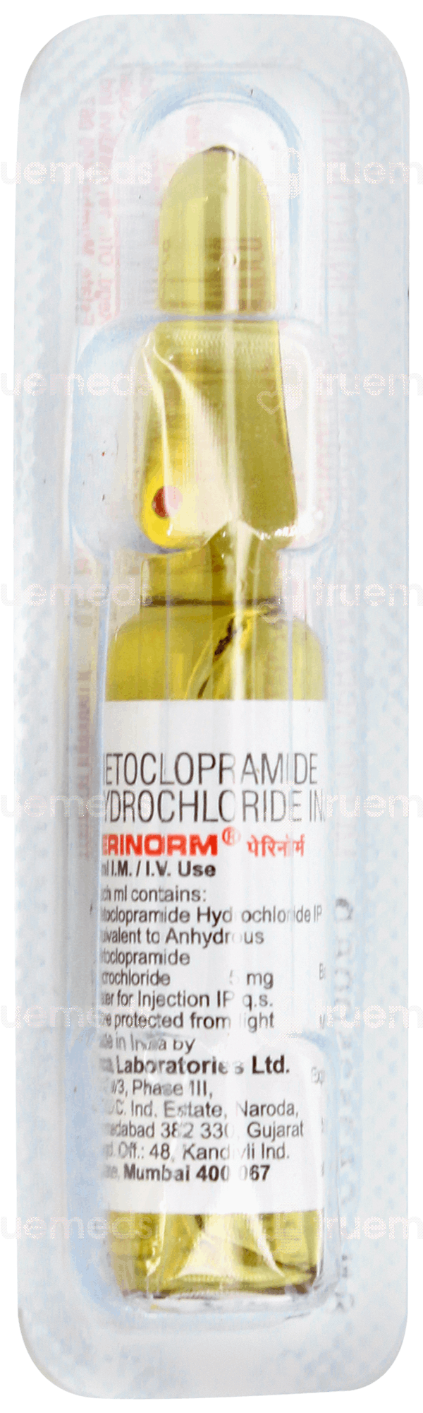 Perinorm Injection: Uses, Side Effects, Price & Substitutes