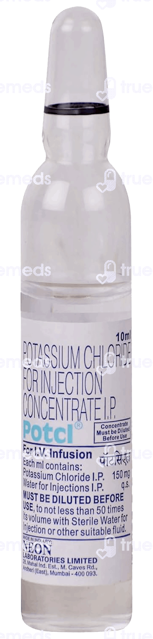 Potcl 150 MG Injection 10 ML | Order Potcl 150 MG Injection 10 ML ...