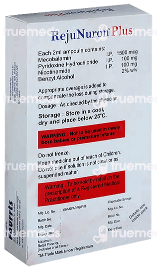 Rejunuron Plus Injection 2 Ml Order Rejunuron Plus 1000 Mcg Injection