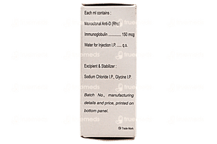 Rhoclone 150 Mcg Injection 1 Ml - Uses, Side Effects, Dosage, Price ...