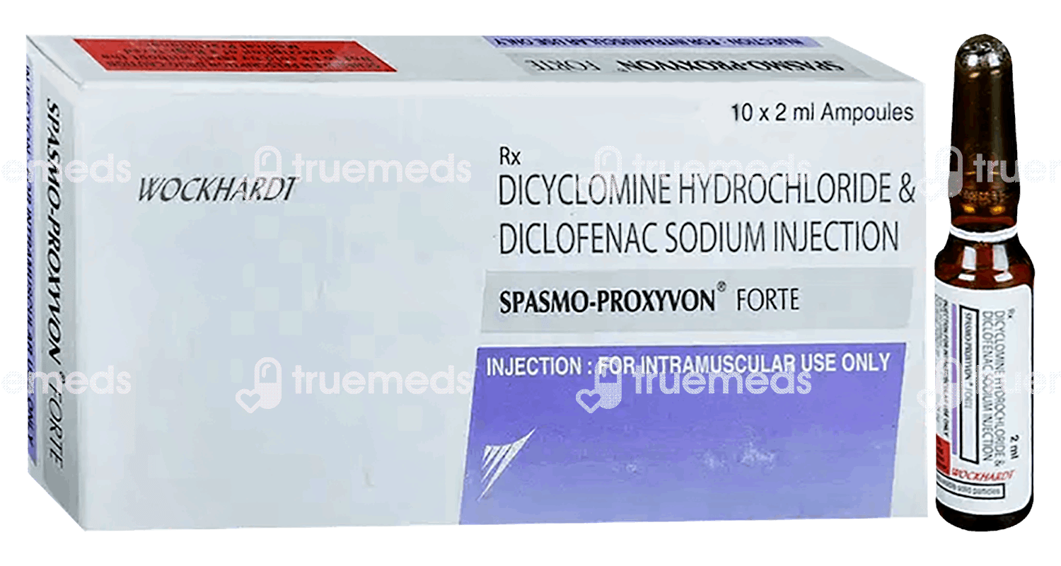 Spasmo Proxyvon Forte 20/50 MG Injection 2 ML | Order Spasmo Proxyvon ...