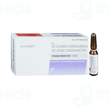 Spasmo Proxyvon Forte 2050 Mg Injection 2 Ml - Uses, Side Effects ...