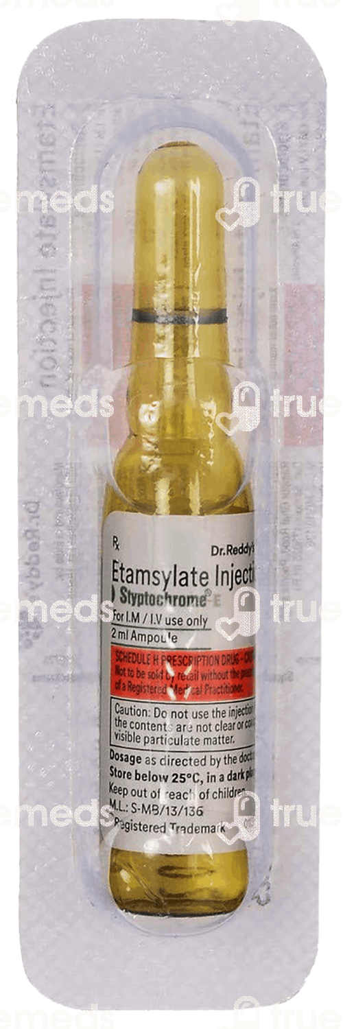 Styptochrome E 125 Mg Injection 2 Ml - Uses, Side Effects, Dosage ...