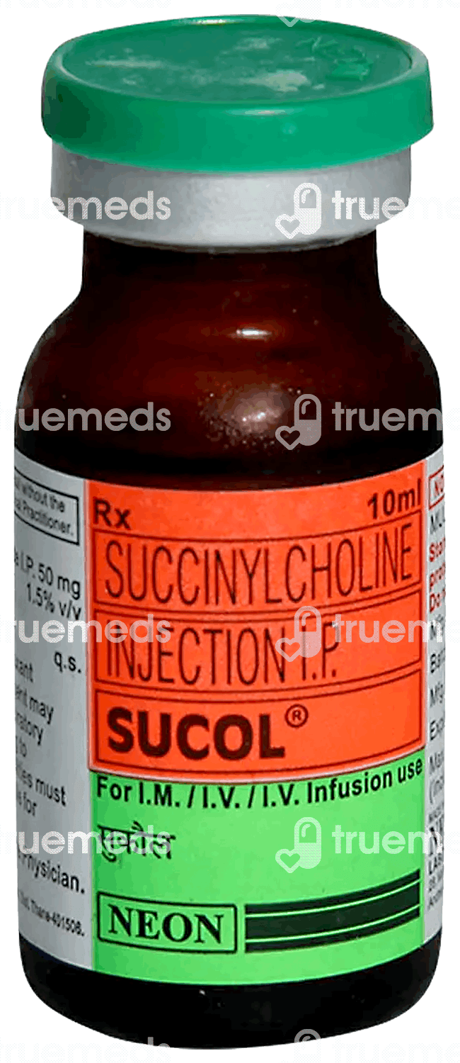Sucol 50 Mg Injection 10 Ml - Uses, Side Effects, Dosage, Price | Truemeds