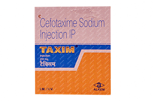 Taxim 250 Mg Injection 2 Ml - Uses, Side Effects, Dosage, Price | Truemeds