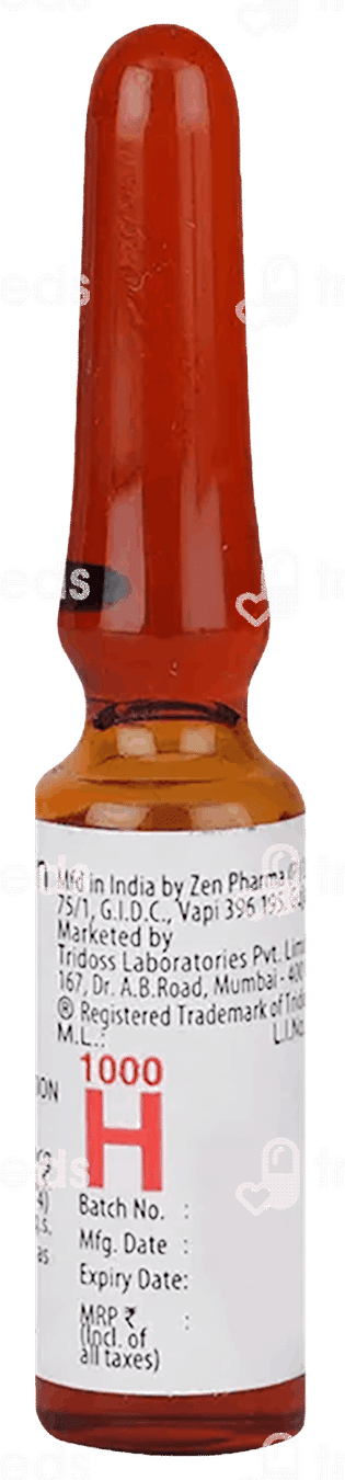 Trineurosol Hp 1000 MCG Injection 1 ML | Order Trineurosol Hp 1000 MCG ...