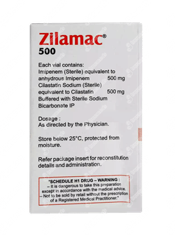 Zilamac 500/500 MG Injection 2 ML - Uses, Side Effects, Dosage, Price ...