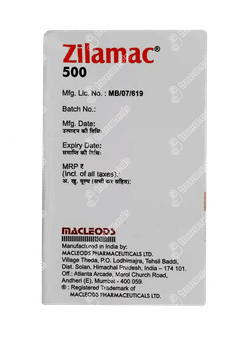 Zilamac 500/500 MG Injection 2 ML - Uses, Side Effects, Dosage, Price ...