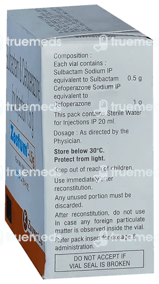 Zostum 1.5G Injection: Uses, Side Effects, Price & Substitutes
