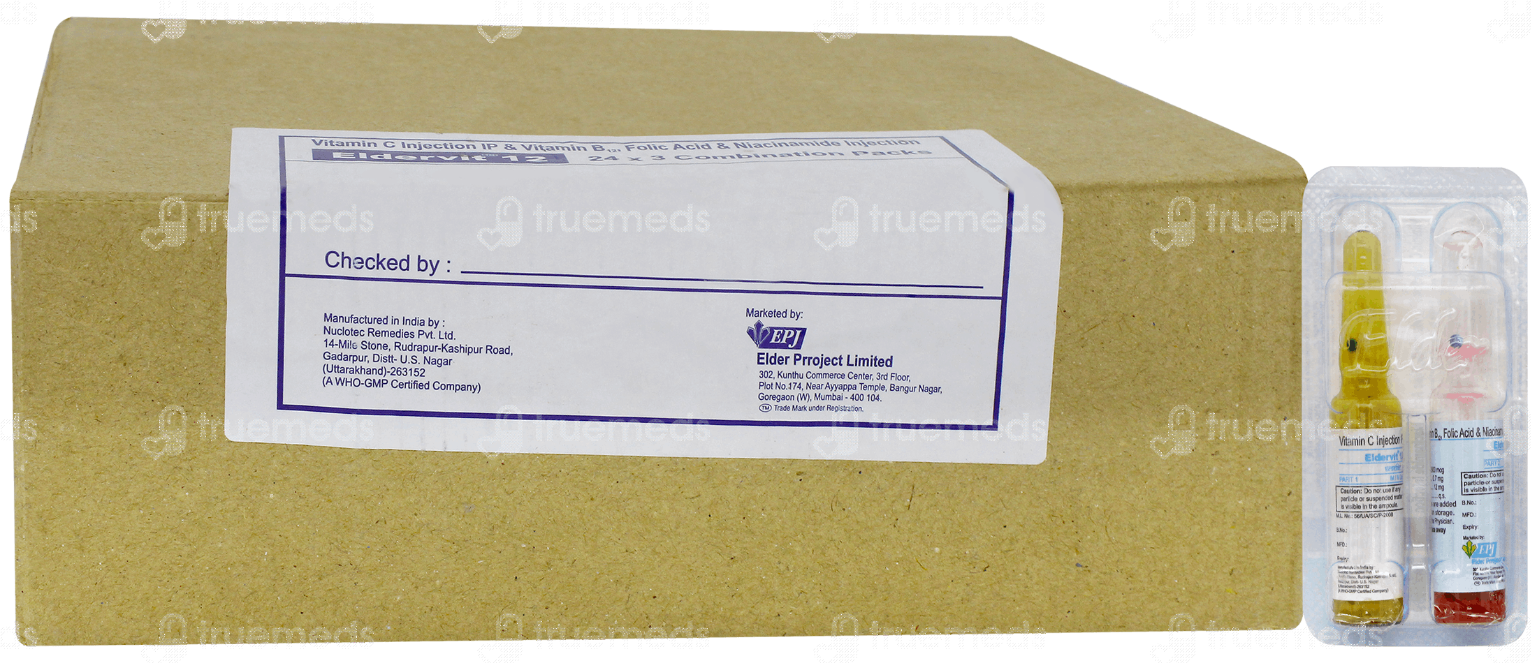 Eldervit-12 Injection: Vitamin B12 Supplement for Deficiency