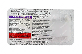 I VIT 12 INJECTION 1 | Order I Vit 12 Injection Online at Truemeds
