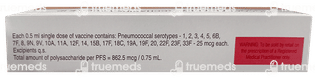 Pneumovax 23 Injection 05 Ml - Uses, Side Effects, Dosage, Price | Truemeds
