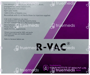 R Vac Injection 05 Ml - Uses, Side Effects, Dosage, Price | Truemeds