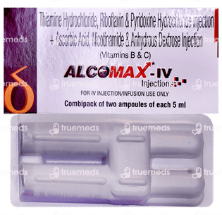 Alcomax Injection 2 Ml - Uses, Side Effects, Dosage, Price | Truemeds