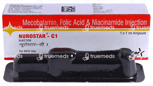 Nurostar C Injection 1 Ml - Uses, Side Effects, Dosage, Price | Truemeds