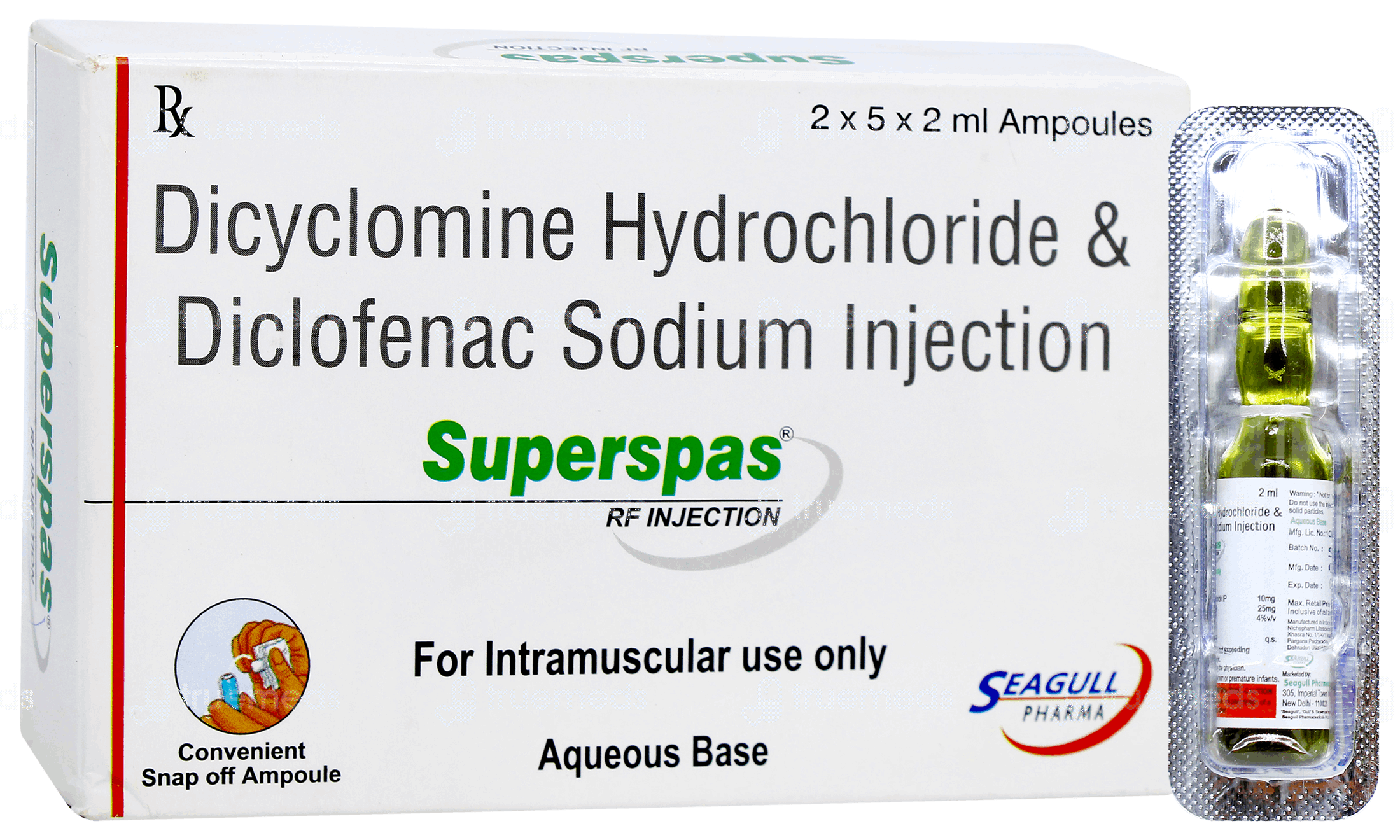 Superspas Rf Injection 2 Ml - Uses, Side Effects, Dosage, Price | Truemeds