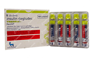 Tresiba Penfill 100 IU 3 ML (pack Of 5) | Order Tresiba Penfill 100 IU ...