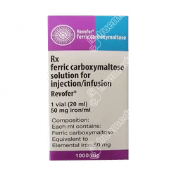 Revofer 1000 MG Injection 20 ML - Uses, Side Effects, Dosage, Price ...
