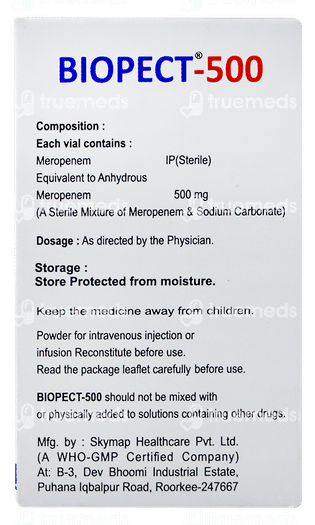 Biopect 500 Mg Injection 1 Ml - Uses, Side Effects, Dosage, Price ...