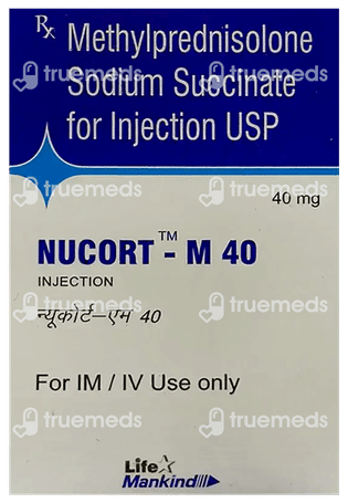 Nucort M 40 Mg Injection 1 - Uses, Side Effects, Dosage, Price | Truemeds