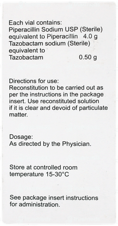 Tazomac 4.5Gm Injection: Uses, Side Effects, Price & Substitutes