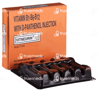Vitneurin Aq Injection 2 Ml Pack Of 5 - Uses, Side Effects, Dosage ...