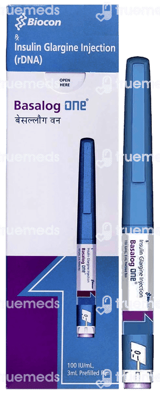 Basalog One 100 Iu Injection 3 Ml - Uses, Side Effects, Dosage, Price ...