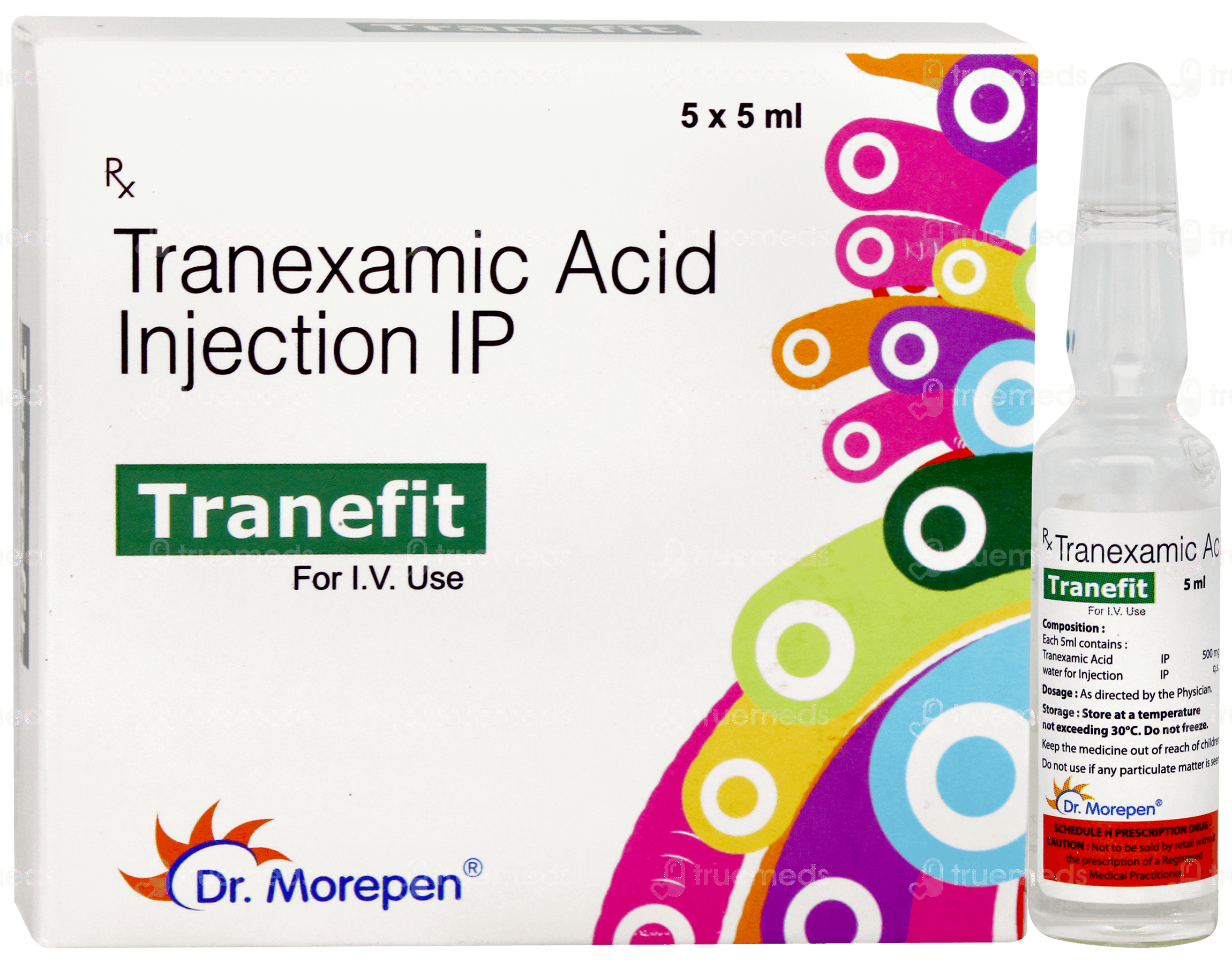 Tranefit Injection 5ml - Uses, Side Effects, Dosage, Price | Truemeds