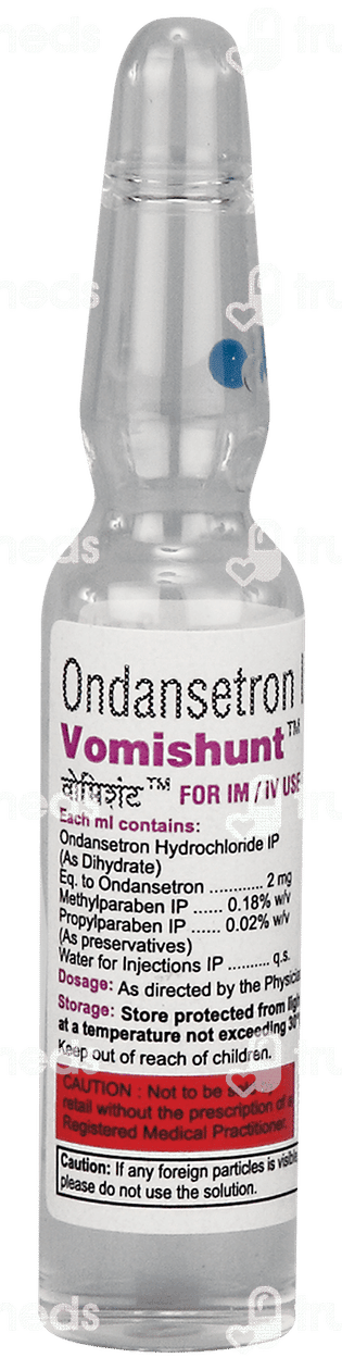 Vomishunt Injection 2ml - Uses, Side Effects, Dosage, Price | Truemeds