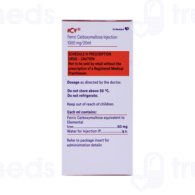Irny Injection 20ml - Uses, Side Effects, Dosage, Price | Truemeds